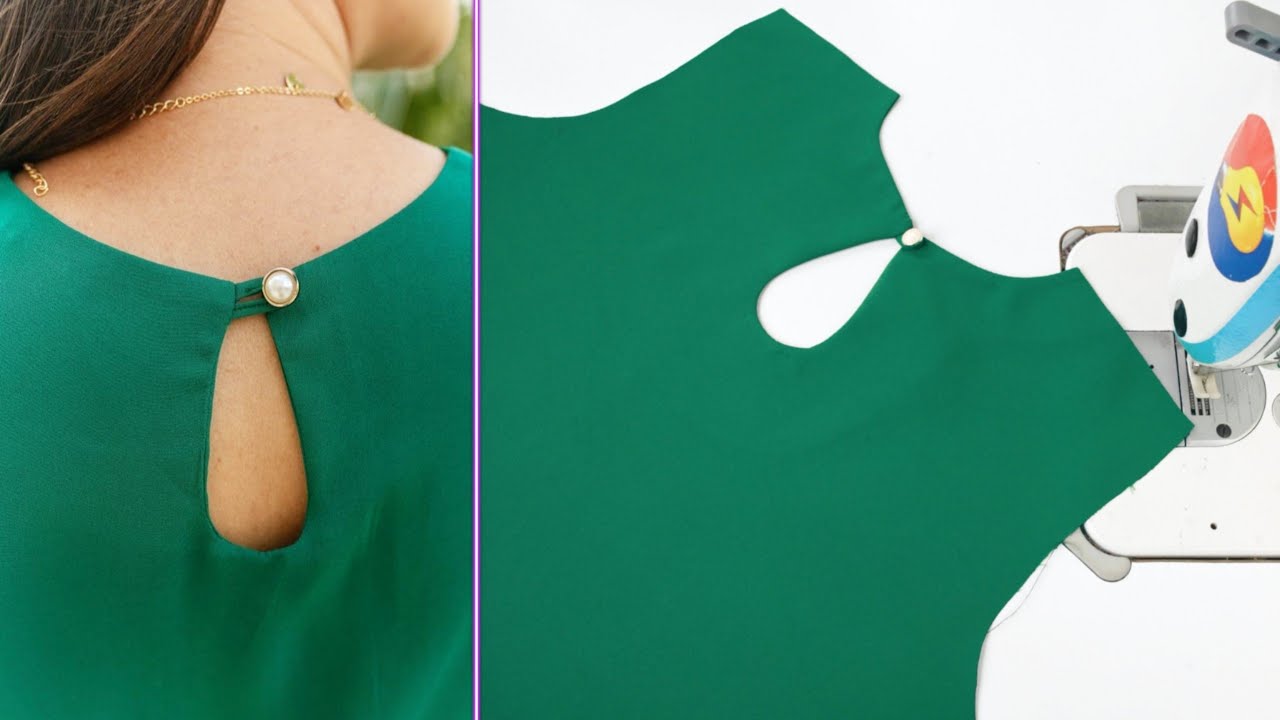 Clever Sewing Tips and Tricks | Best Way Sew Perfect The Back Neckline ...