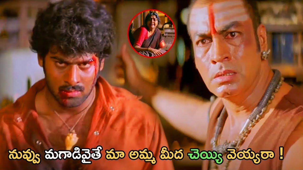 Rebel Star Prabhas & Pradeep Ram Singh Rawat Climax Action Fight Scene | Shriya Saran | Cine ...
