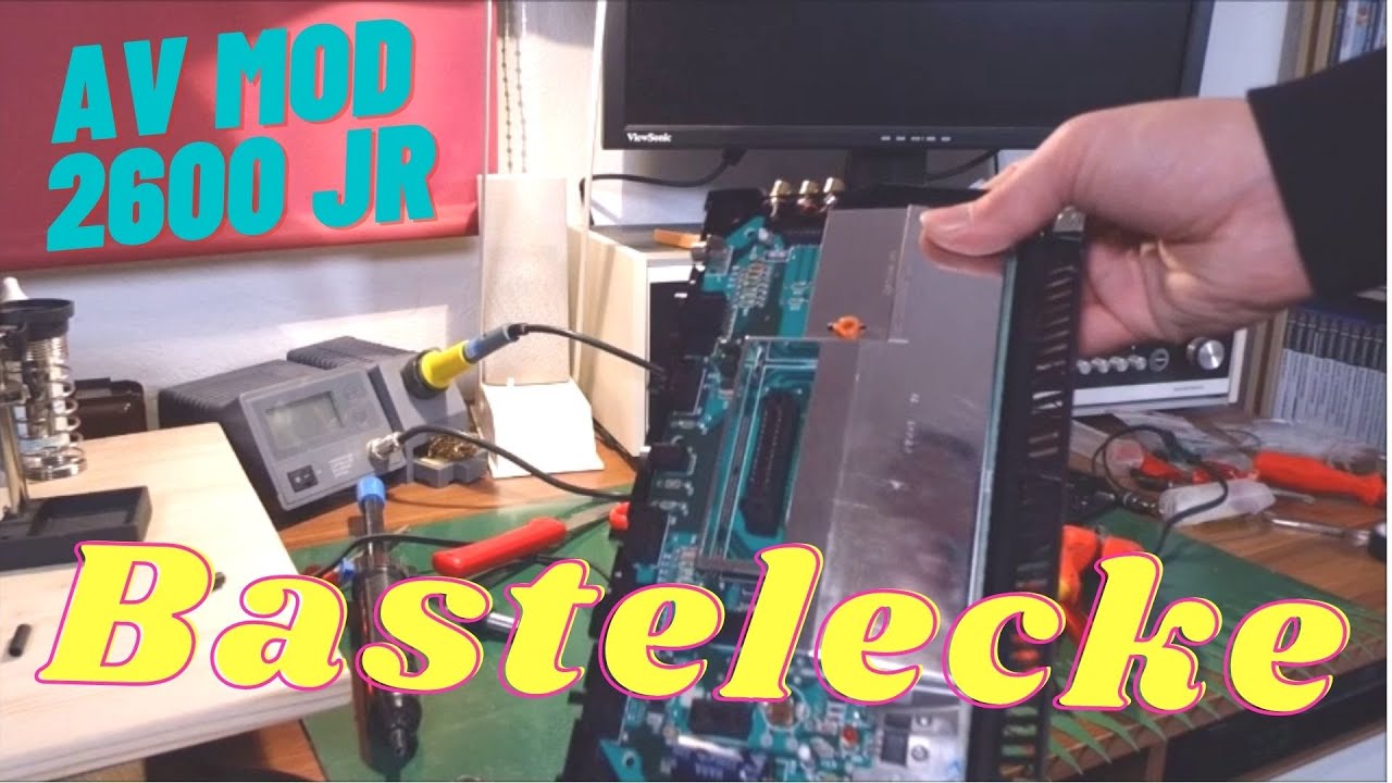 AV Mod für Atari 2600 Junior - Bastelecke 19 - YouTube