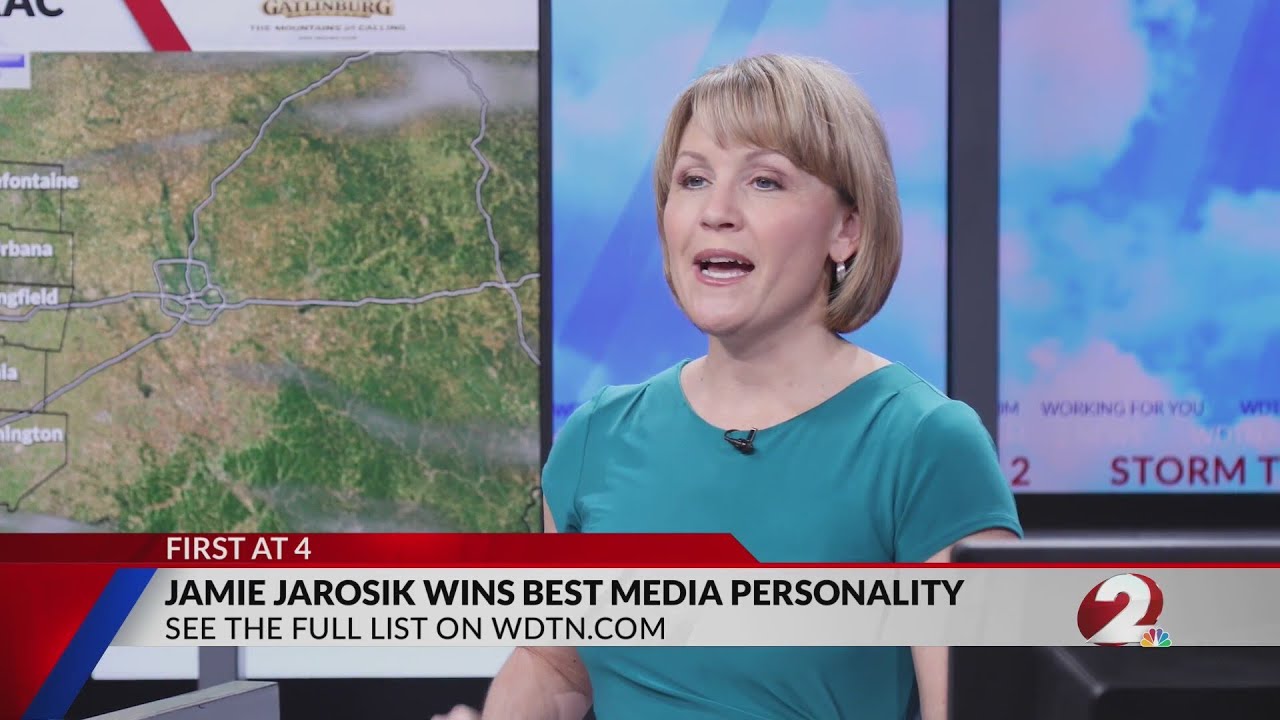 Jamie Jarosik named Dayton's Best Media Personality - YouTube
