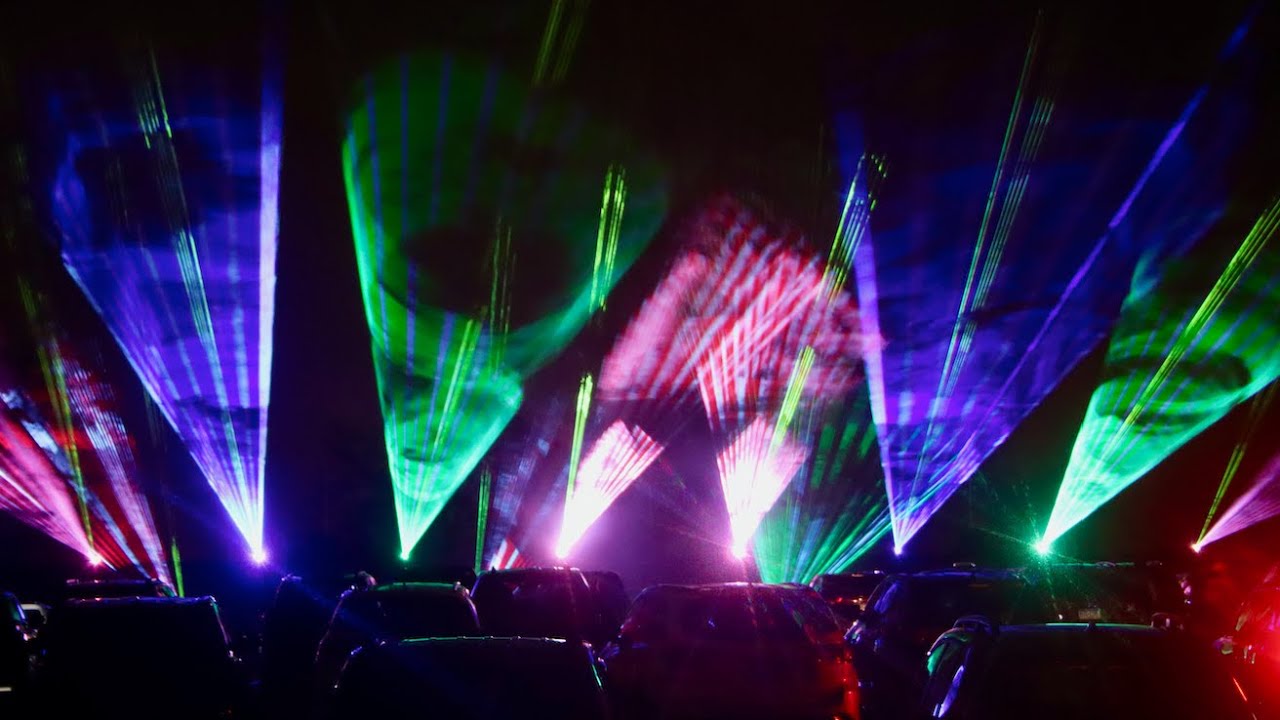 The Great Holiday Laser Show Comes to Eastern North Carolina - YouTube