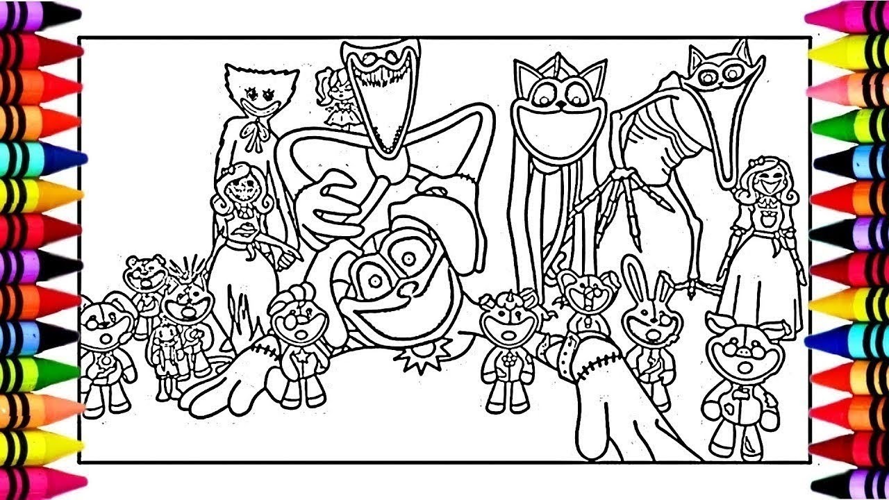 Poppy Playtime 3 / Coloring Pages / How to Coloring Poppy Playtime ...
