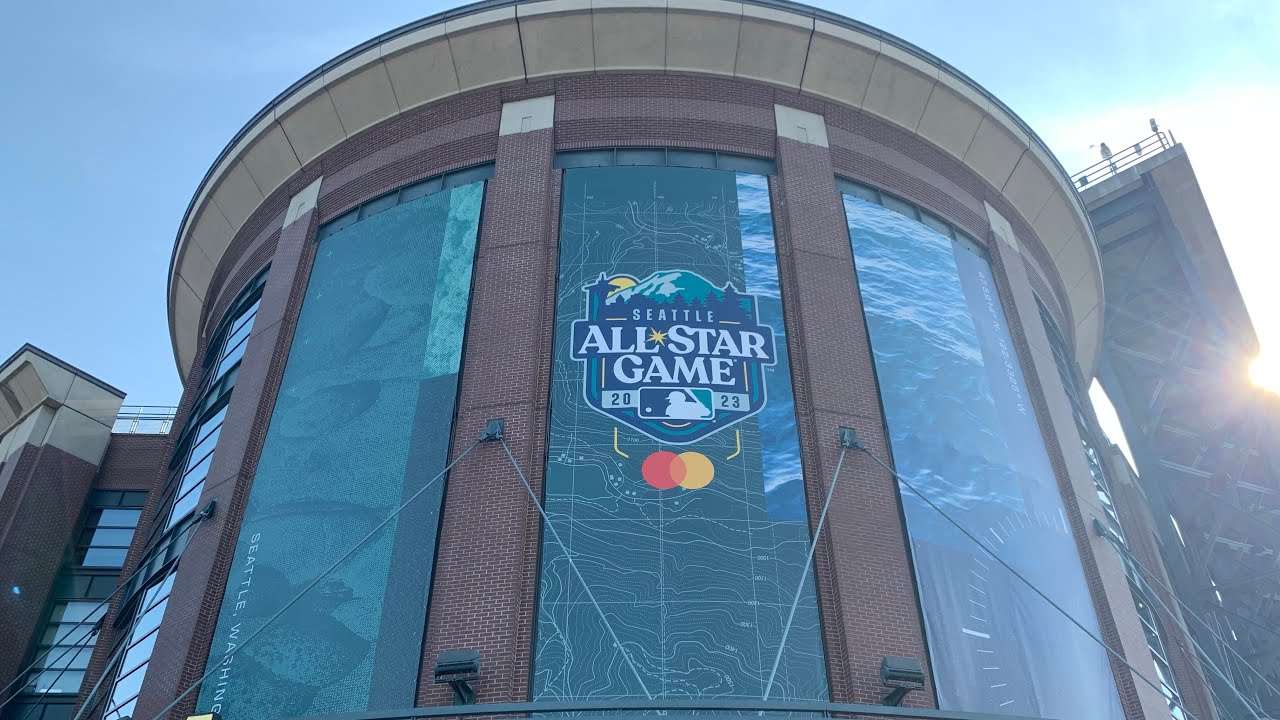 MLB All-Star decorations at T-Mobile Park - YouTube