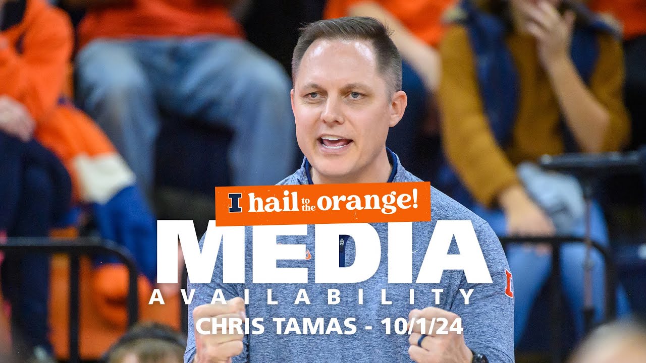 Illini VB | Chris Tamas Media Availability 10/1/24 - YouTube