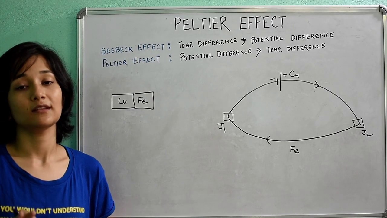 PELTIER EFFECT | THERMOELECTRICITY | PHYSICS - YouTube