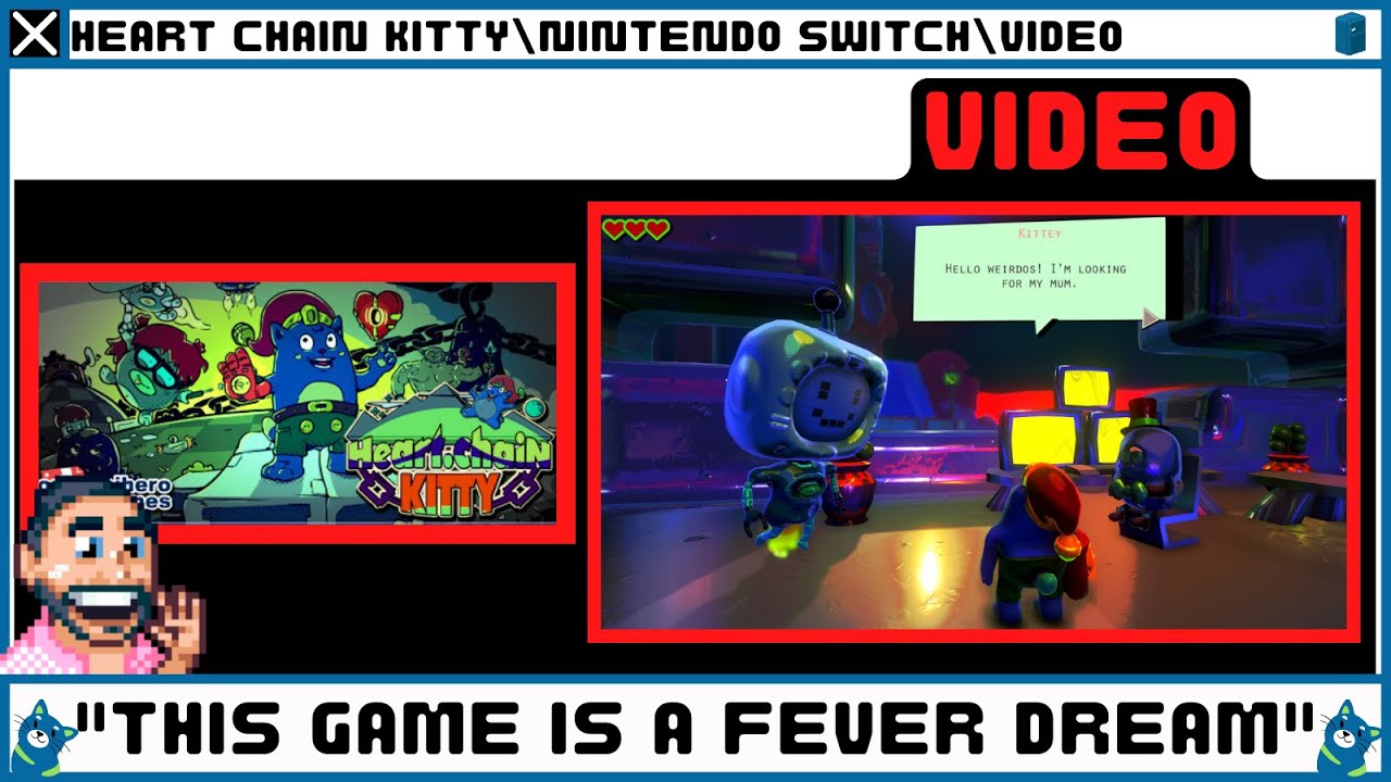 Heart Chain Kitty | Nintendo Switch | Ten Minute Taster | Gameplay ...