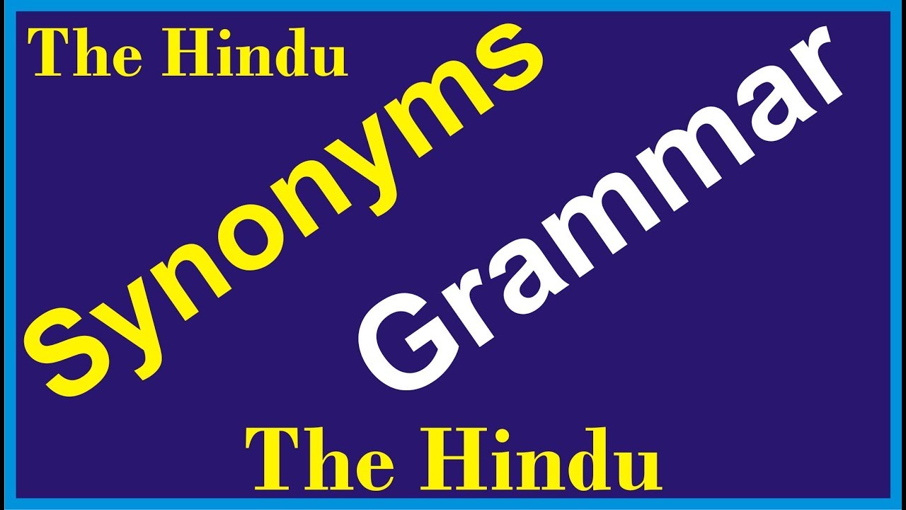 English concepts | Grammar & Vocabulary - YouTube