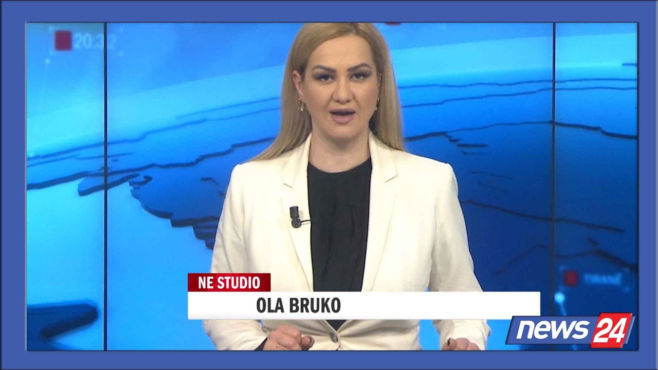 1 prill 2022 Edicioni i Lajmeve ne @News24 Albania me Ola Bruko (Ora 13 ...