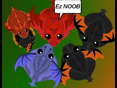 Ruining a TOXIC King Dragon 3 times in a day in Mope.io | Mope.io Toxic ...
