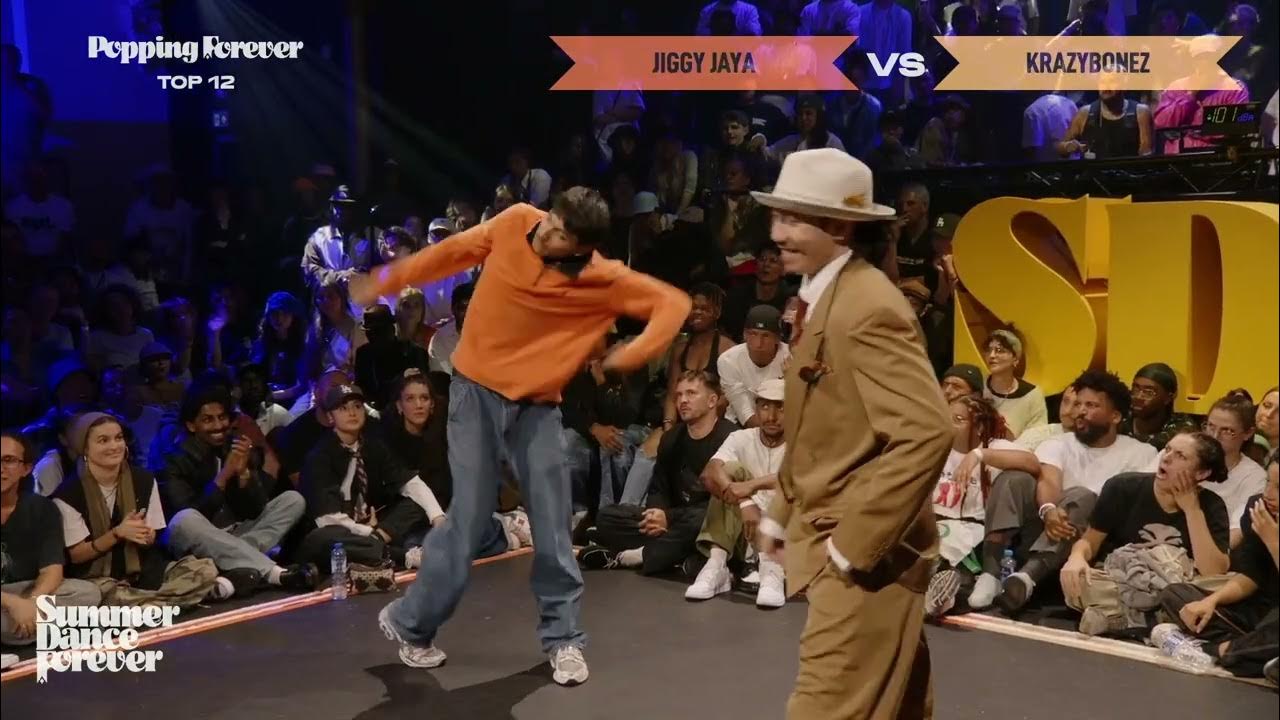 Jiggy Jaya vs Krazybonez TOP 12 Popping Forever | Summer Dance Forever 2024 - YouTube