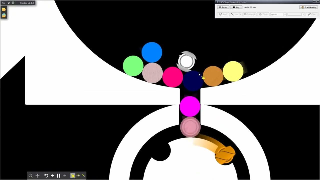 2024 New Year Marble Race In Algodoo Part 1 - YouTube