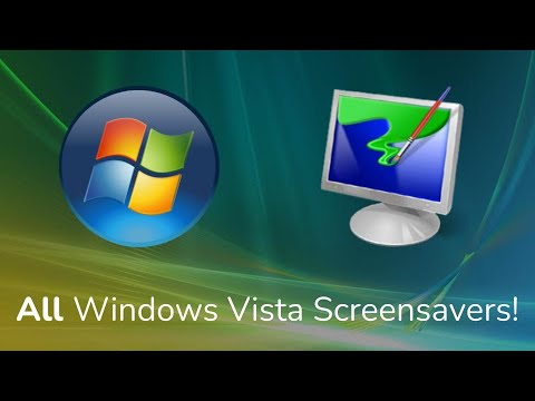 All Windows Vista Screensavers! - YouTube