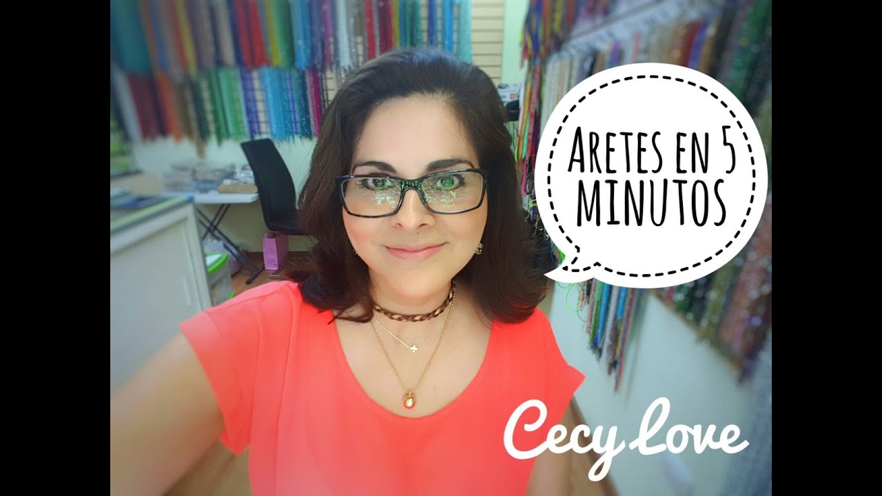 ARETES EN 5 MINUTOS! (ALAMBRISMO) Con Cecy Love Bisuteria - YouTube