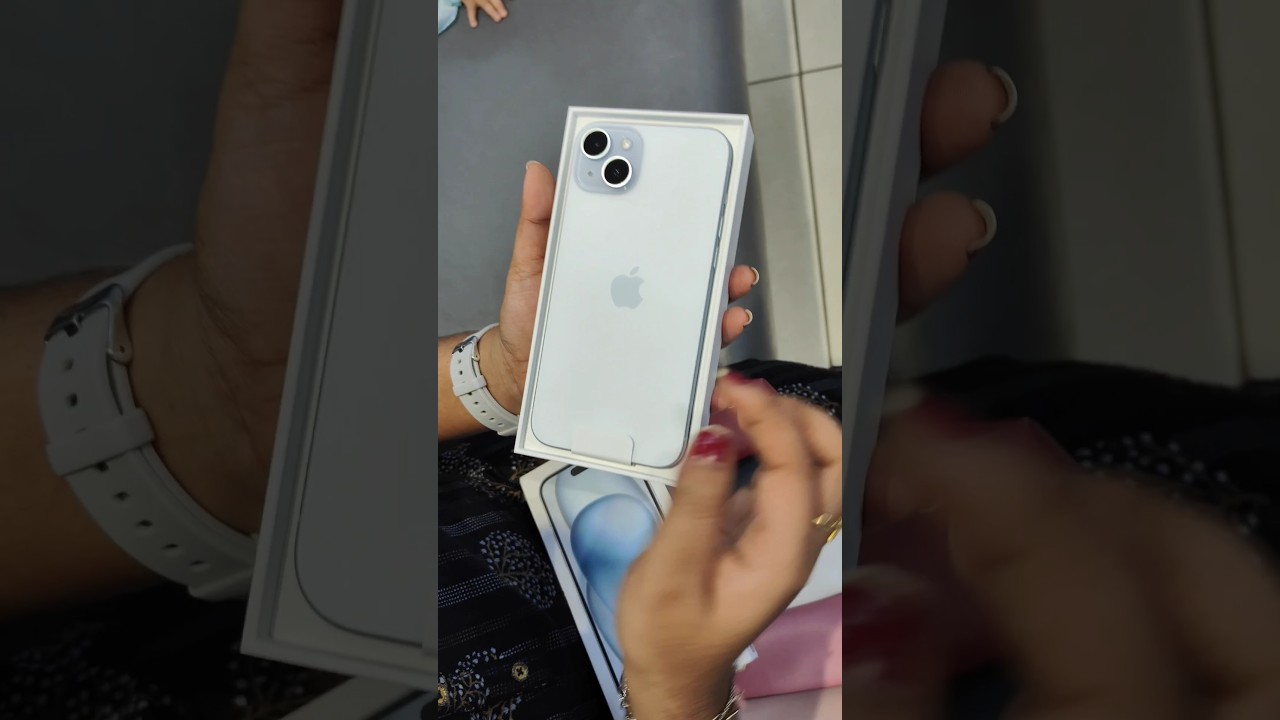 iPhone 15 plus unboxing - YouTube