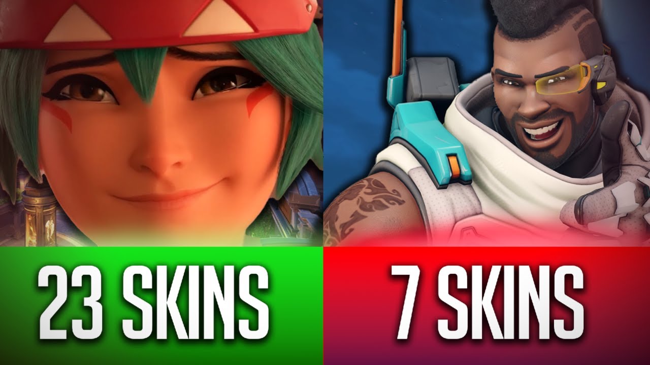 SKIN DISTRIBUTION IN OVERWATCH - YouTube
