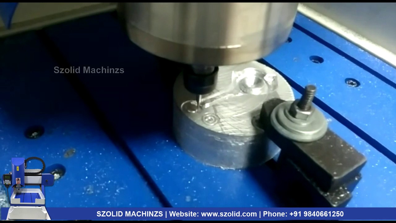 Aluminum Engraving CNC Router Machine @ Szolid Machinzs - YouTube
