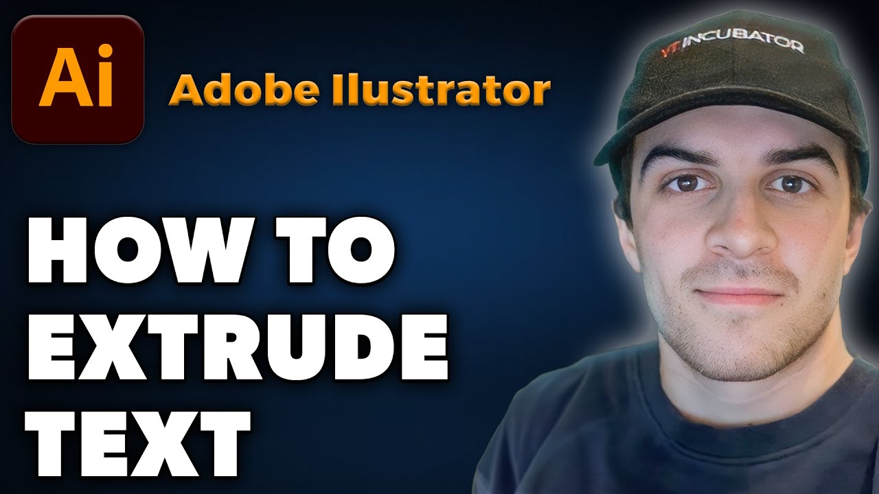 How to Extrude Text in Adobe Illustrator (Full 2024 Guide) - YouTube