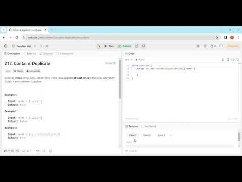 217. Contains Duplicate | Leetcode | Arrays | Fundamentals - YouTube