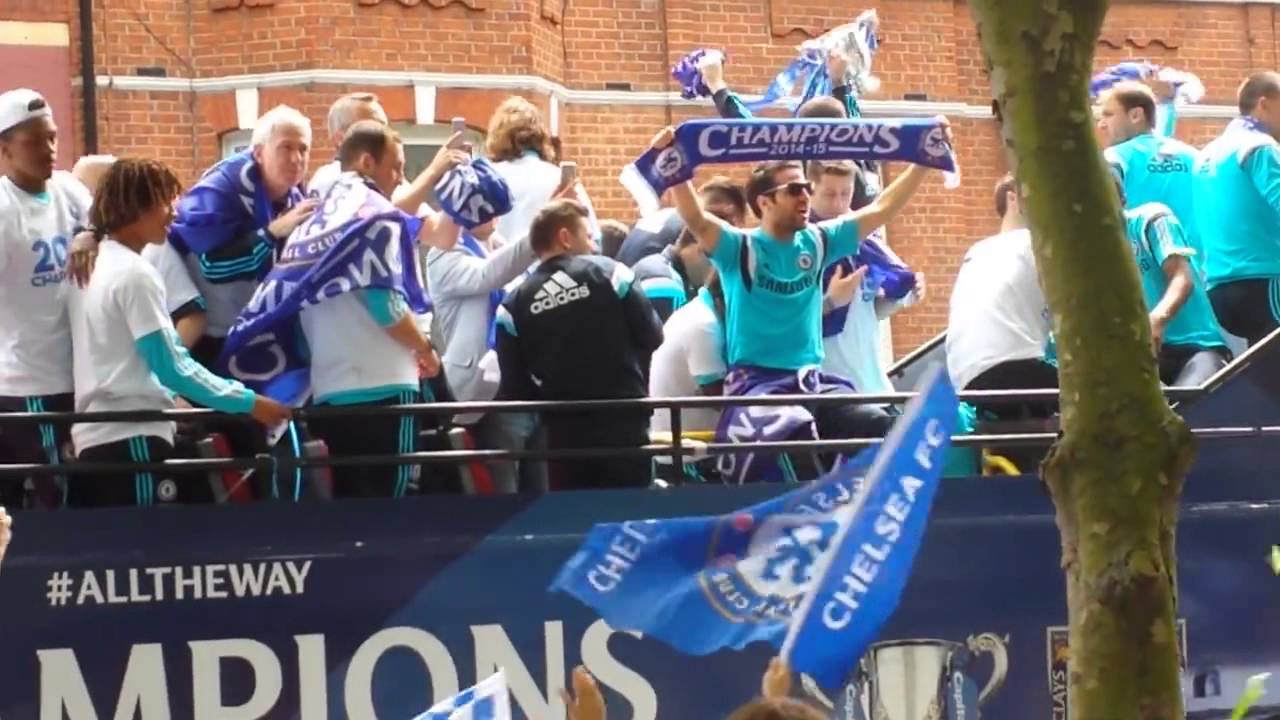 Chelsea Champions 2015 Victory Parade - YouTube