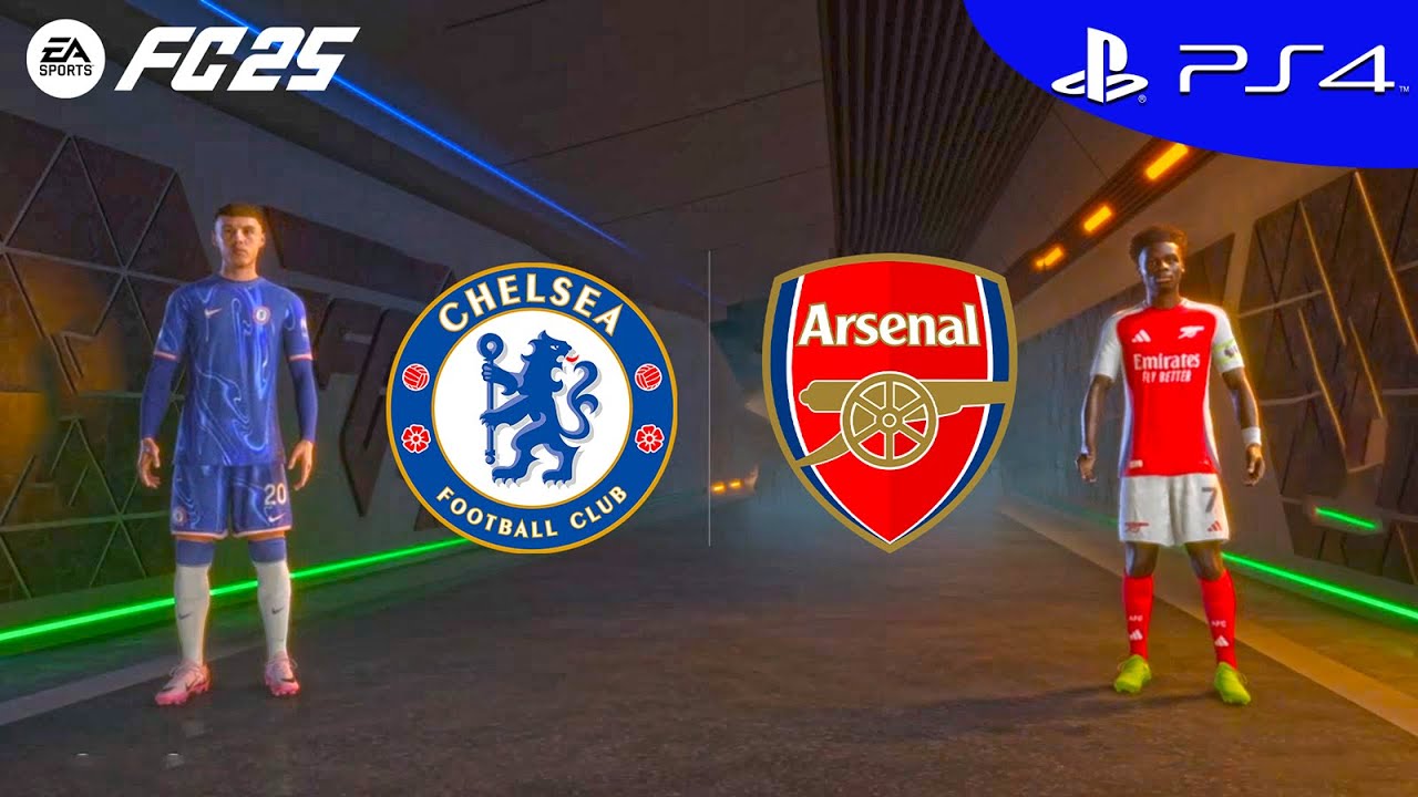 FC 25 - Chelsea vs Arsenal - Premier League 24/25 Full Match | PS4 ...
