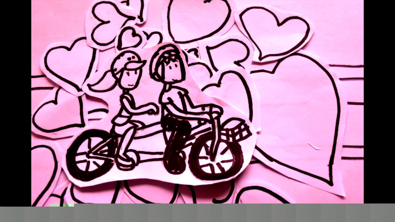 Stop Motion Paper Animation - Rolling in Love - YouTube