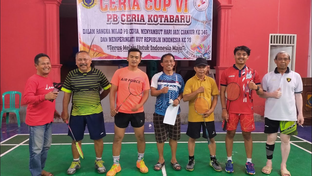 Pertandingan Ceria Cup VI | Pak Endi/Pak Dika VS Pak Wawan/Pak Ilham ...