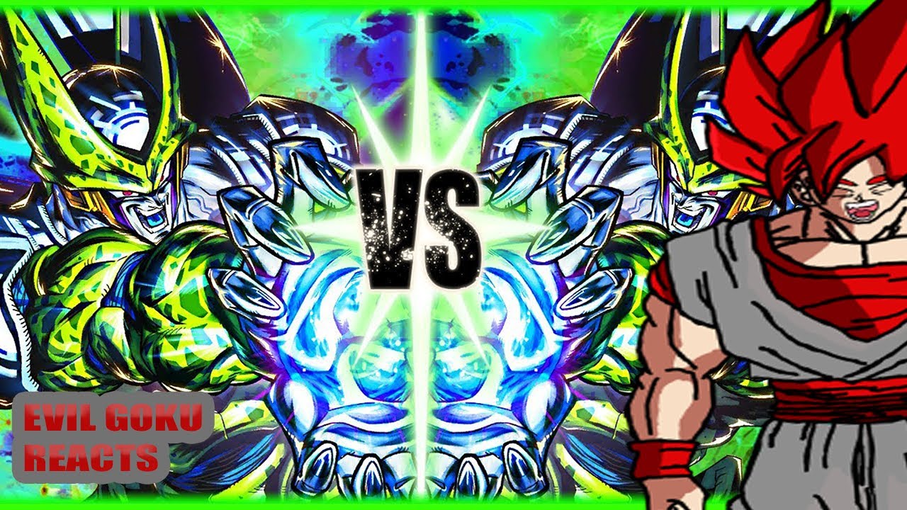 Evil Goku Reacts To Perfect Cell Vs Perfect Cell Ft.‪@takahata101‬ (1 ...