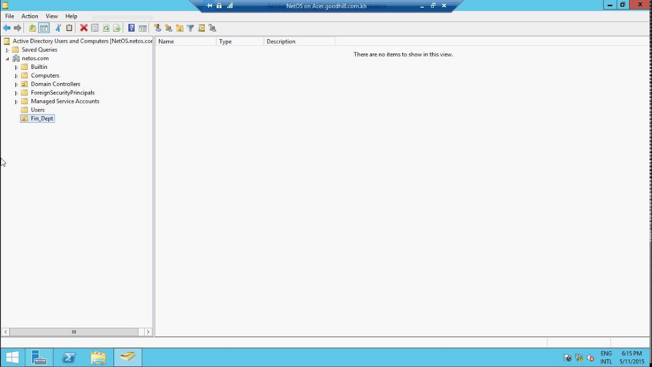 How to create OU By PUC IT Learning - YouTube