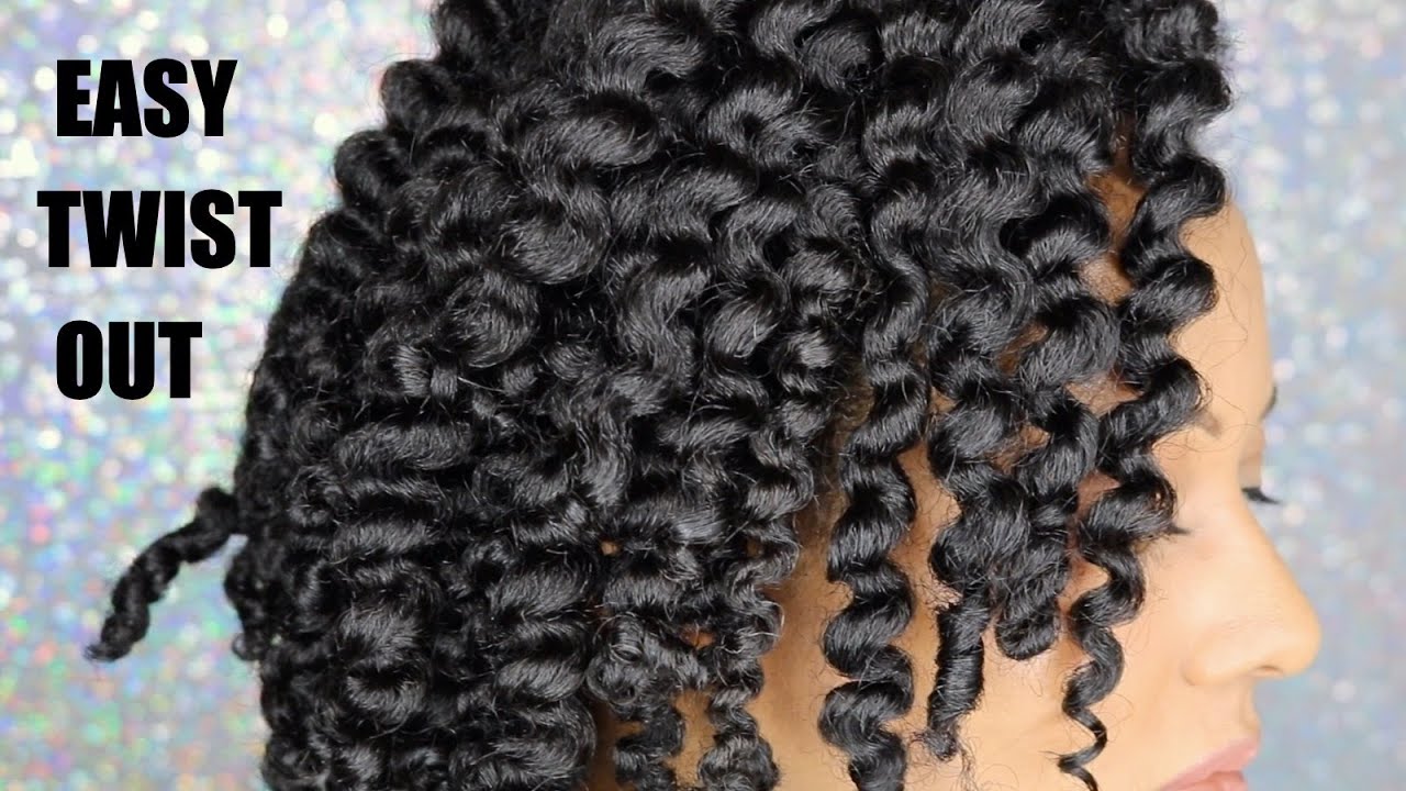 Easy Defined Twist Out - YouTube