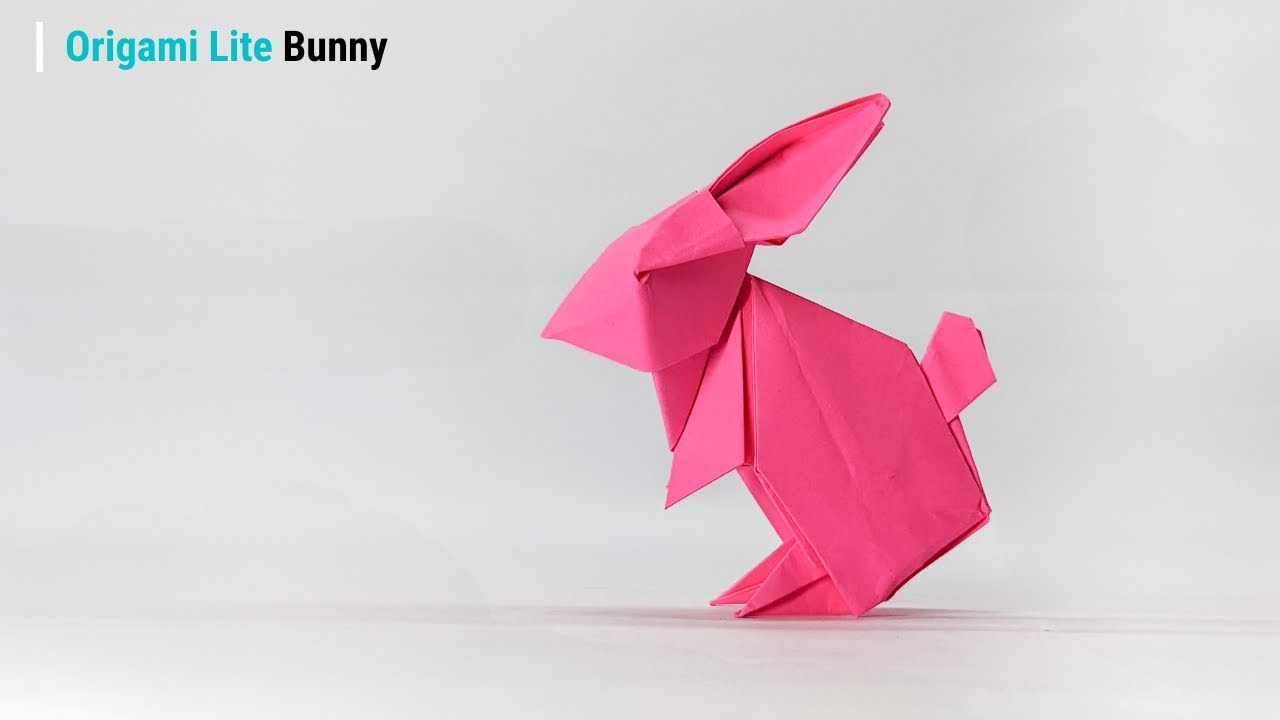 Origami Rabbit : A Very Easy and Detailed Origami Rabbit Tutorial - YouTube