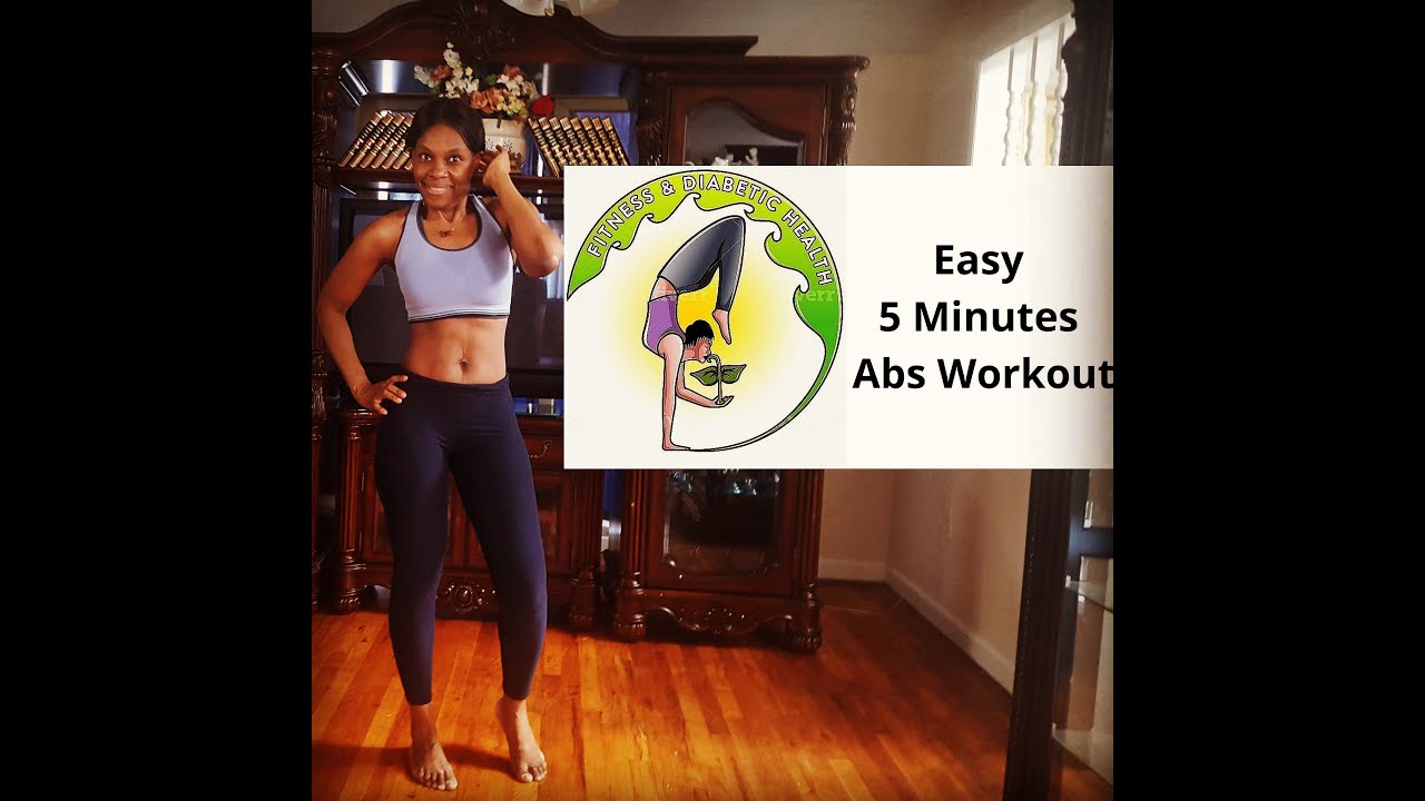 Easy 5 Minutes Abs Workout - YouTube
