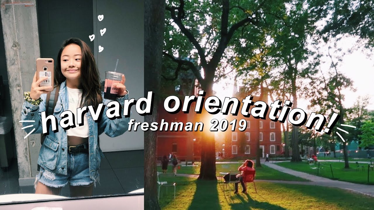 my college orientation! *messy* | harvard freshman 2019 - YouTube