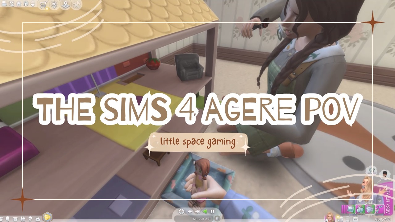 little space day in the life ꒰ Sims 4 POV ꒱₊˚⊹ - YouTube