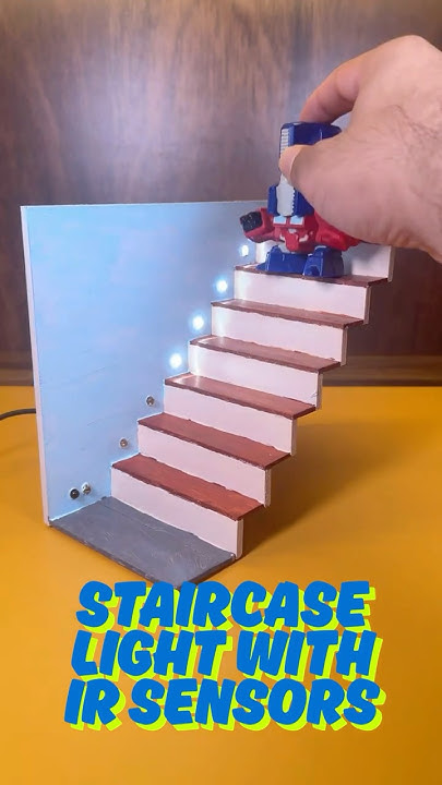Arduino Smart Staircase Lighting with IR Sensors | KitKraft DIY Project ...