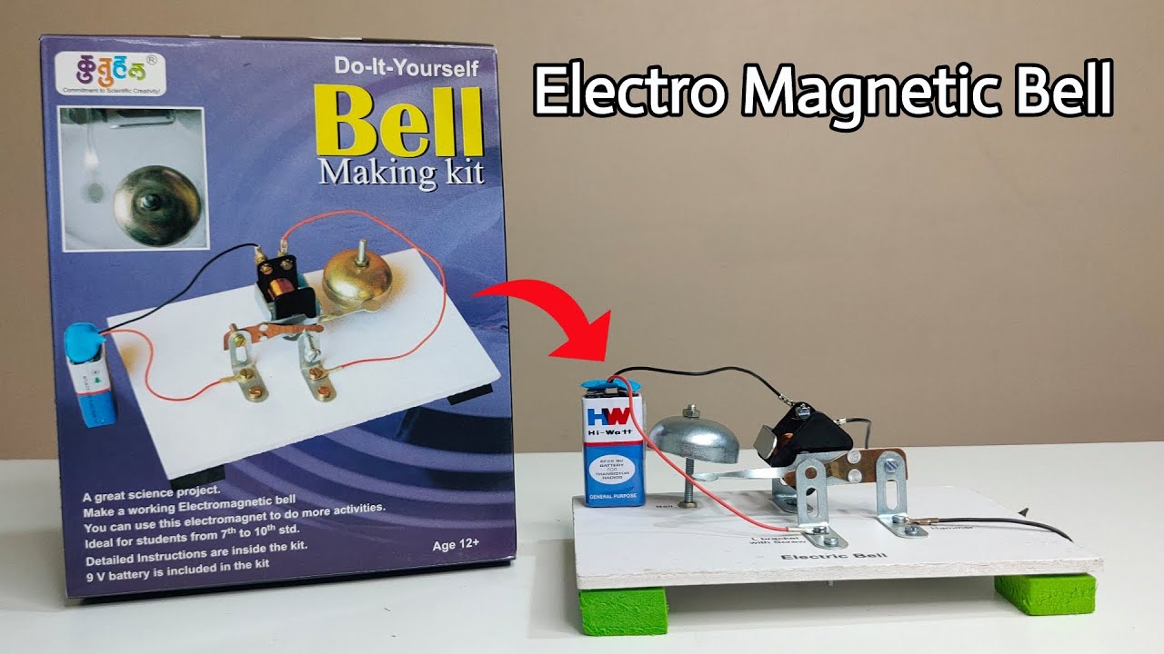 Electro Magnetic Bell Science Project Kit – Chatpat toy tv - YouTube