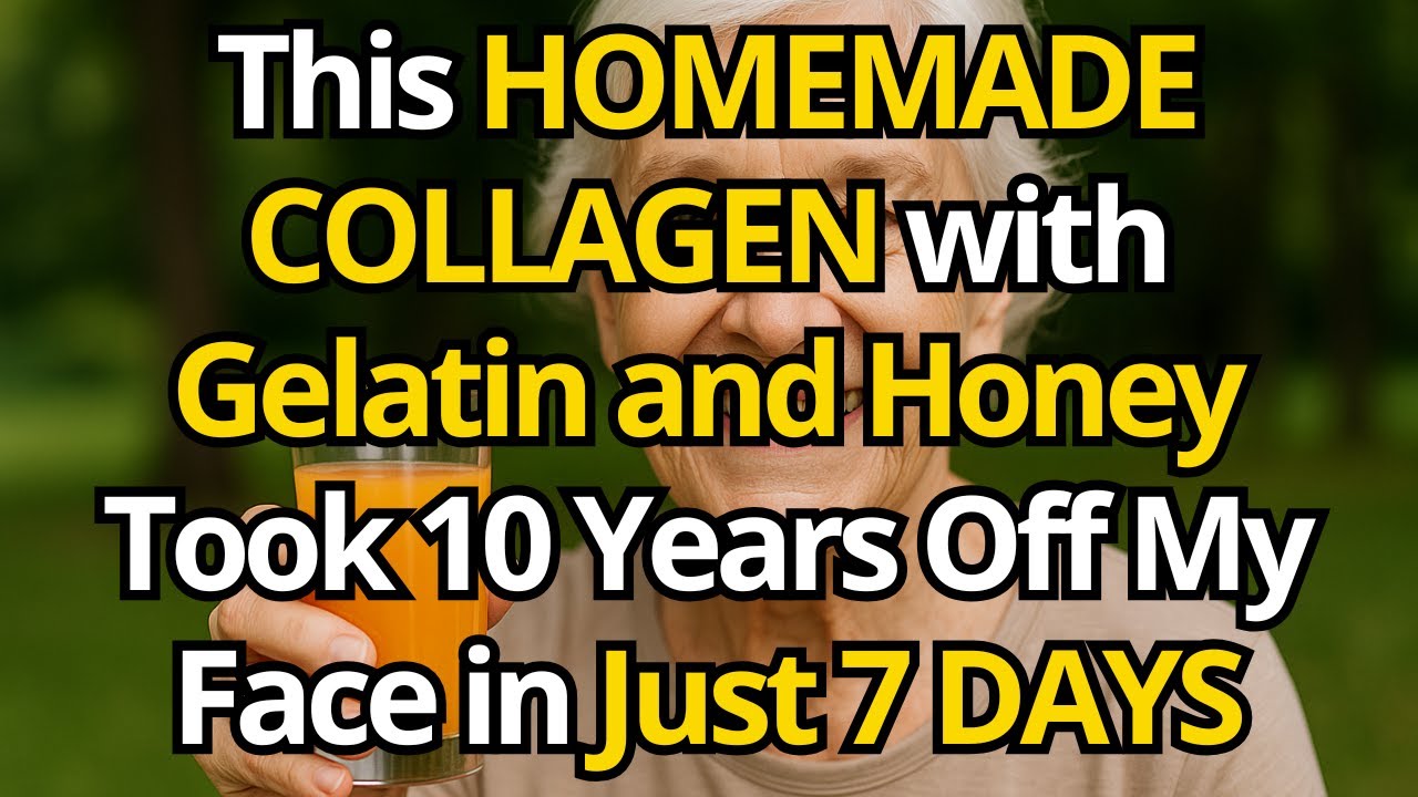 I Took HOMEMADE COLLAGEN with Gelatin, Orange, and Honey, and My SKIN ...