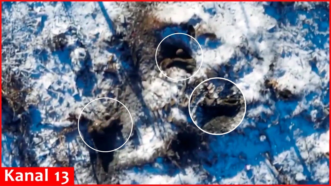 Drone sends projectile to "warm" Russians who are freezing in their ...