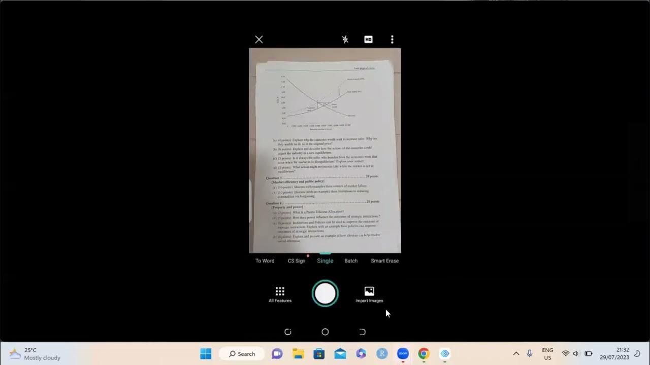 How to scan images into a pdf using camscanner?...managing your files in one app. - YouTube