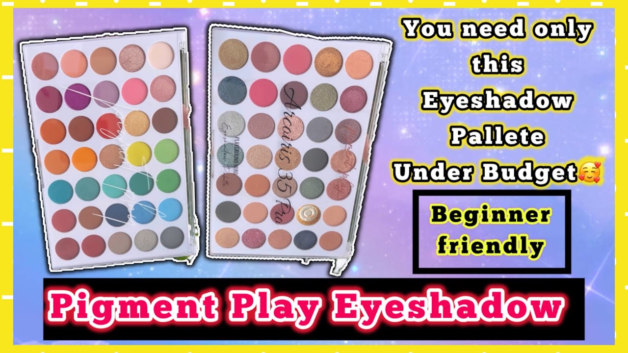 Beginner Friendly Eyeshadow Pallete / PIGMENT PLAY 35 Eyeshadow Pallete ...