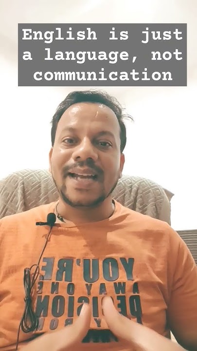 English Is Just A Language Not The Communication Communication Myths Youtube