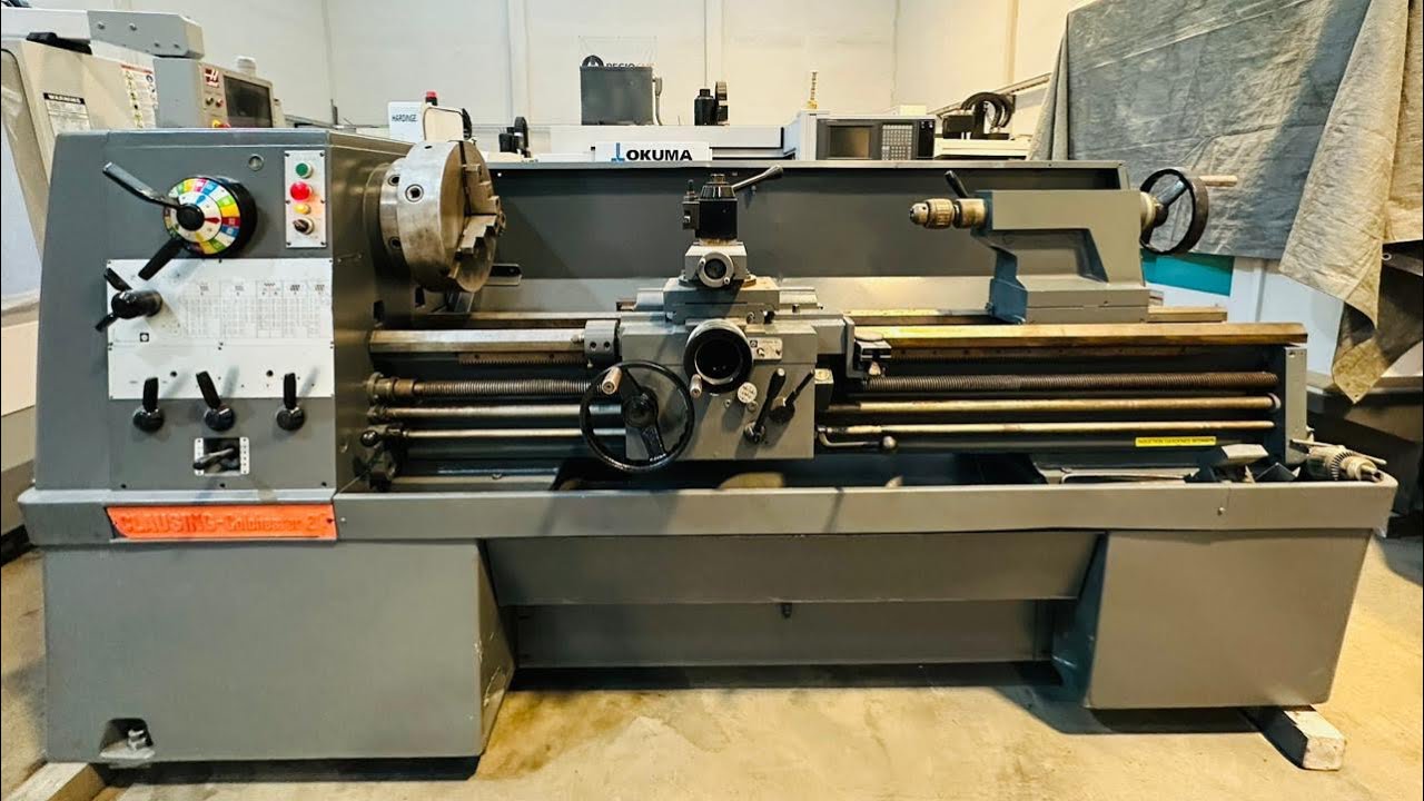 Torno Convencional Clausing - YouTube