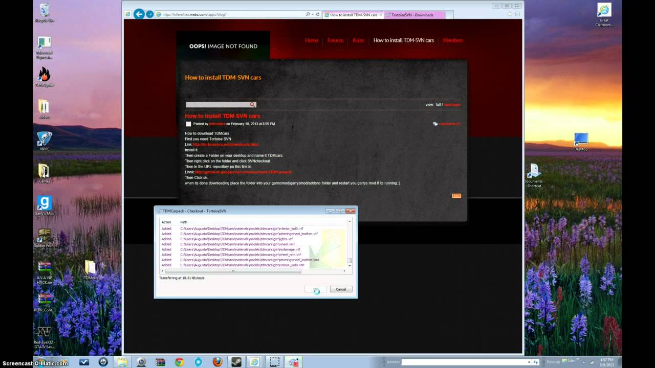 How To Get TDM Cars SVN For Garrys Mod 13 - YouTube