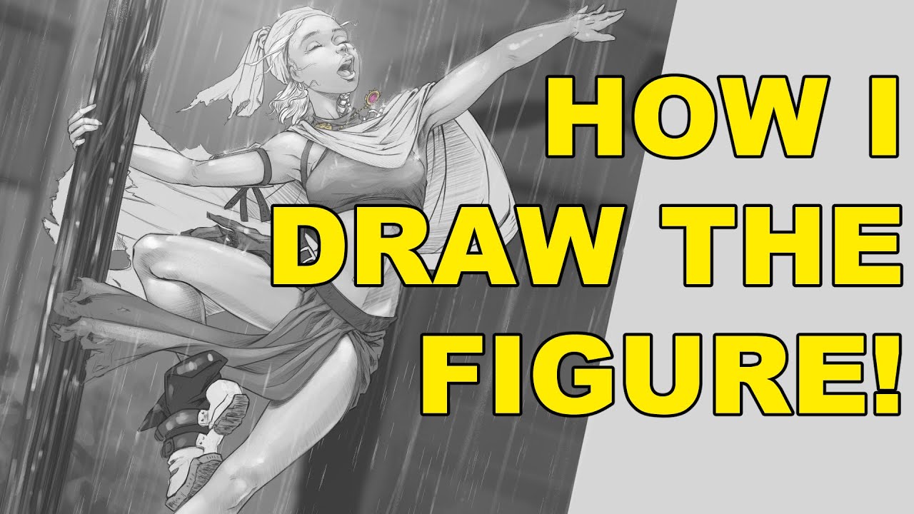 From Gesture To Finished Figure Drawing | My Figure Drawing Process (Weekly Challenge) - YouTube