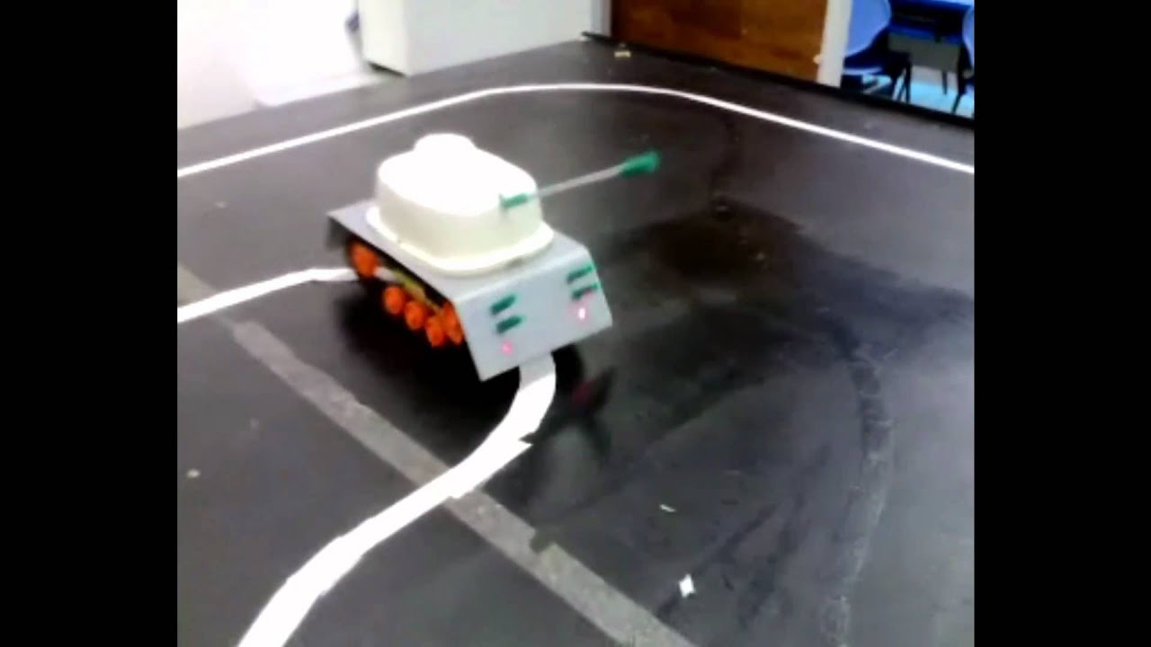 Line Tracker Robot - YouTube