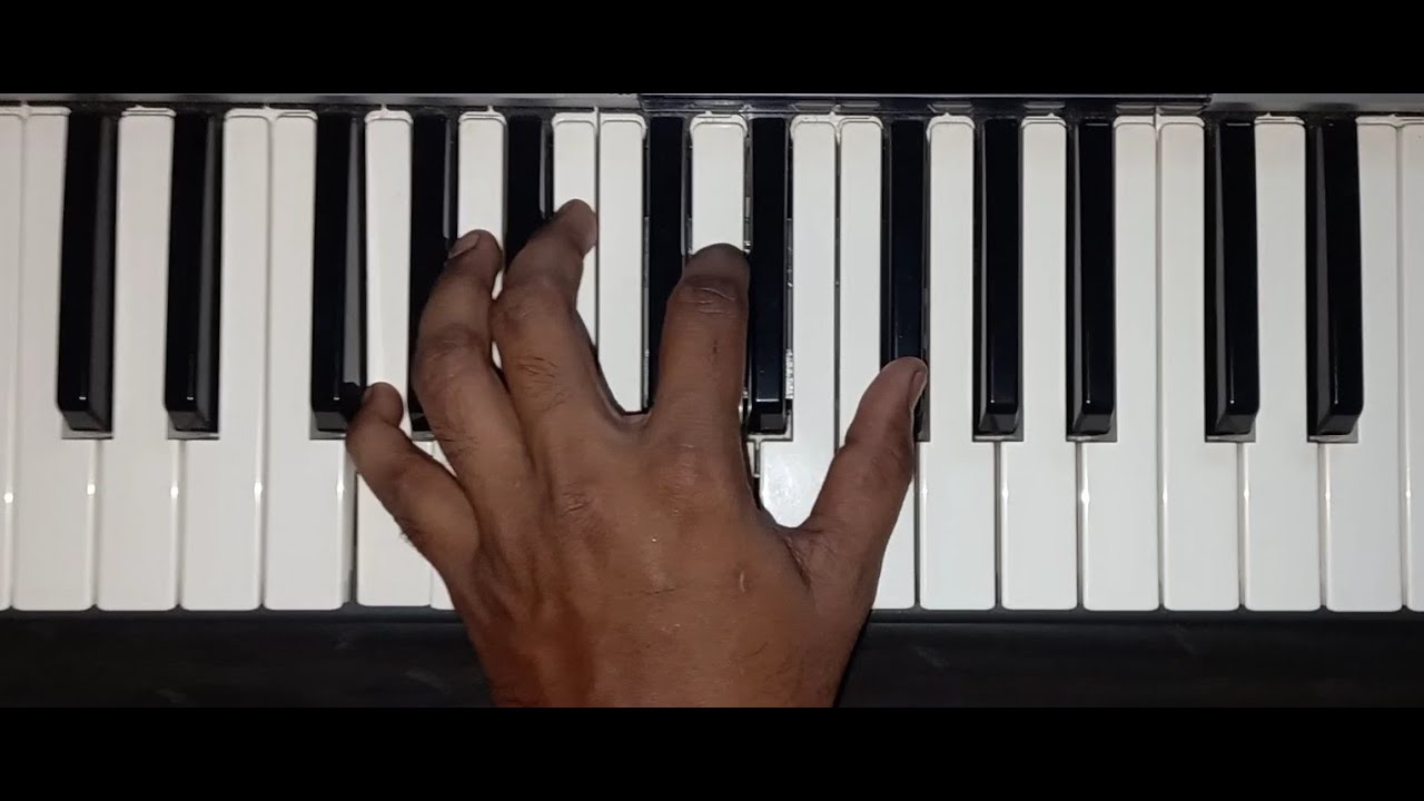 How to play "GMaj7 chord" in piano? - YouTube