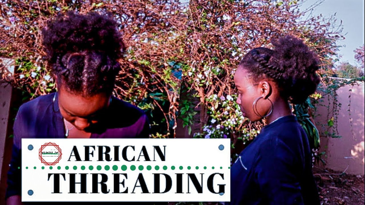 HOW TO | BASIC AFRICAN THREADING METHOD beginner | YOLANDAA_DM - YouTube