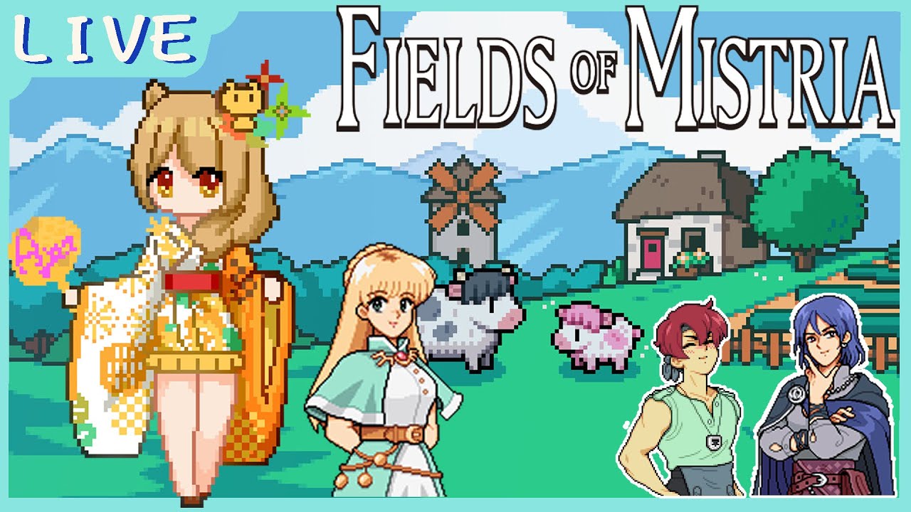 【Fields of Mistria】SPRING SUMMER ☀︎ 體驗英文版農場遊戲 請求支援翻譯 #1 - YouTube
