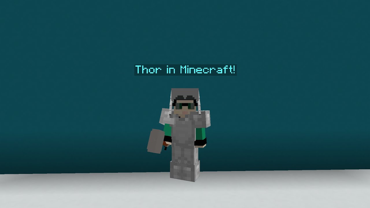 Minecraft: Thor Datapack - Play as Thor in Minecraft! - YouTube