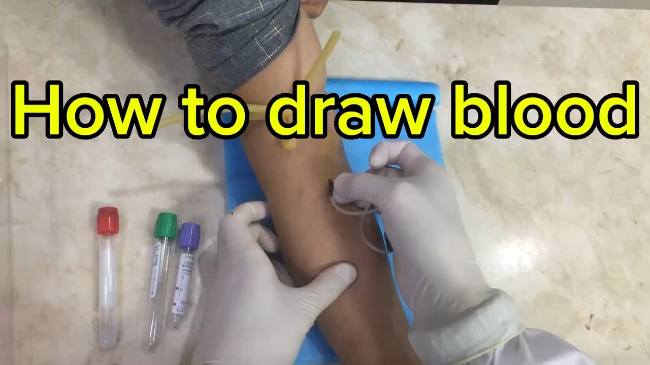 How to draw blood - YouTube