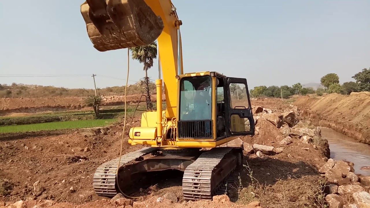 How to fill fuel in excavator - YouTube